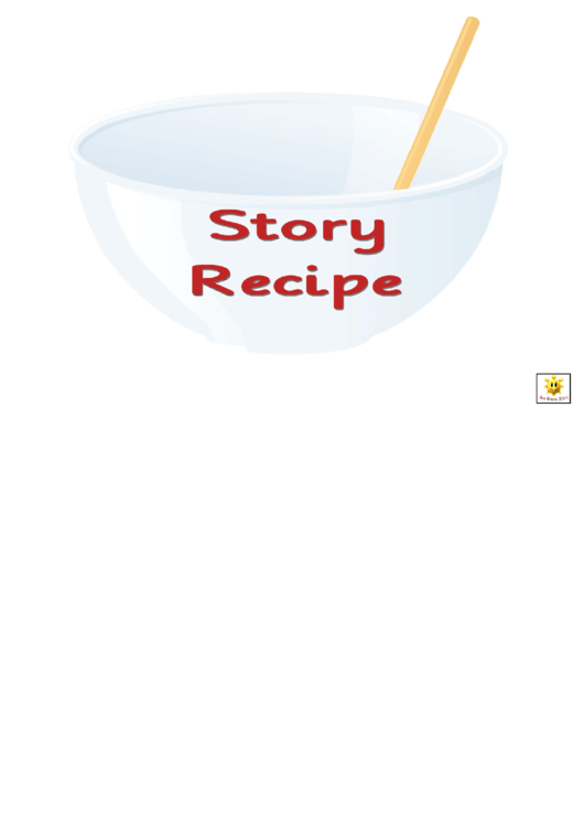 Fillable Story Recipe Sheets printable pdf download