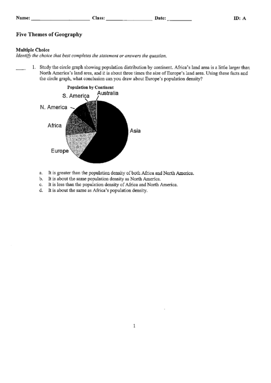 Five Themes Of Geography Quiz Worksheet Printable Pdf Download five-themes-of-geography-quiz-worksheet-printable-pdf-download