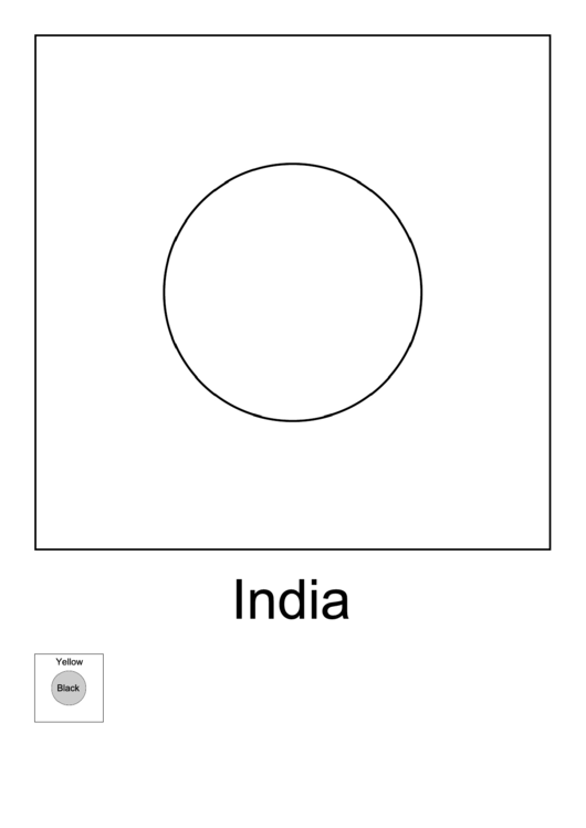 Ics India Flag Template printable pdf download