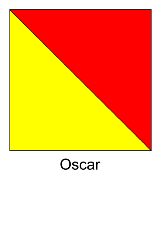 Ics Oscar Flag Template printable pdf download
