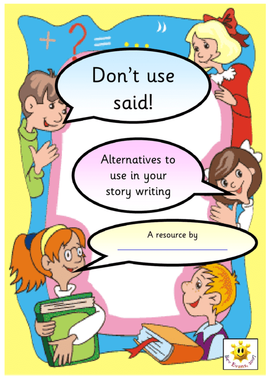 Alternatives To Use In Story Word Card Template Set printable pdf download
