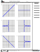Identify Functions (Graphs) Worksheet Template With Answer Key ...