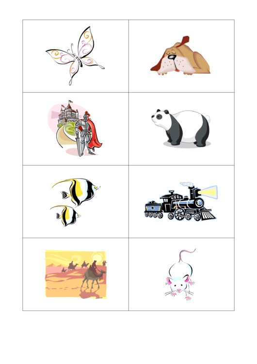 Flashcards Improvisation Sound Alike Templates printable pdf download