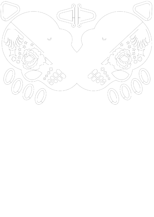 Sugar Skull Template printable pdf download