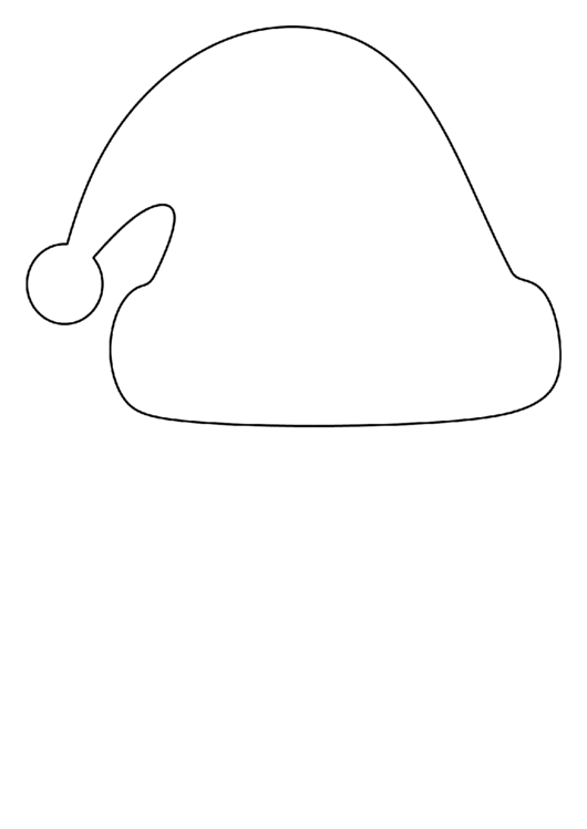 Santa Hat Template Printable Pdf Download