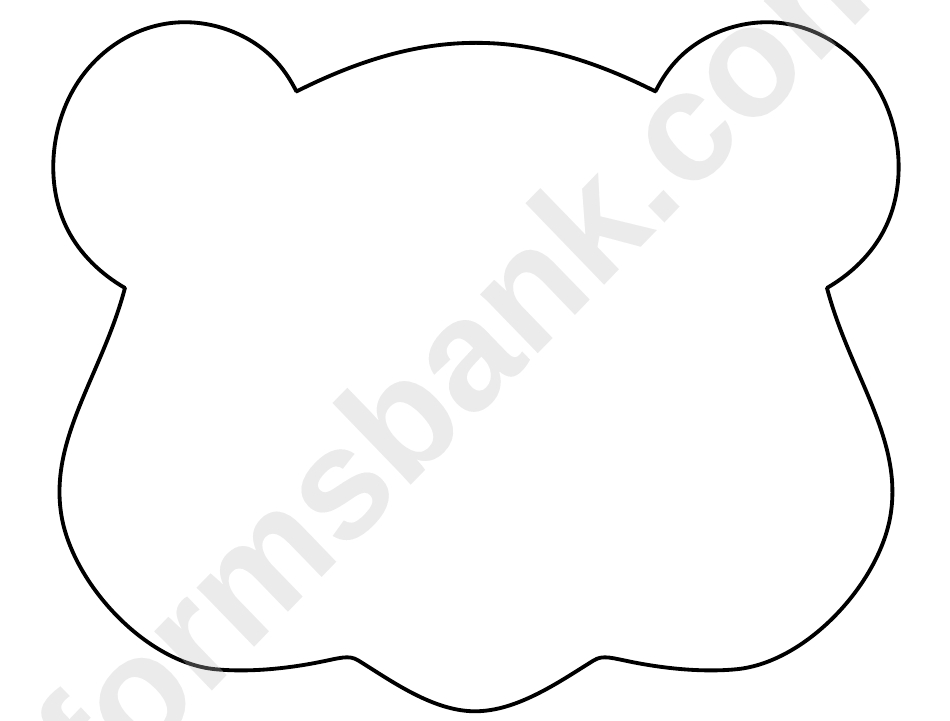 Groundhog Face Template Printable Pdf Download