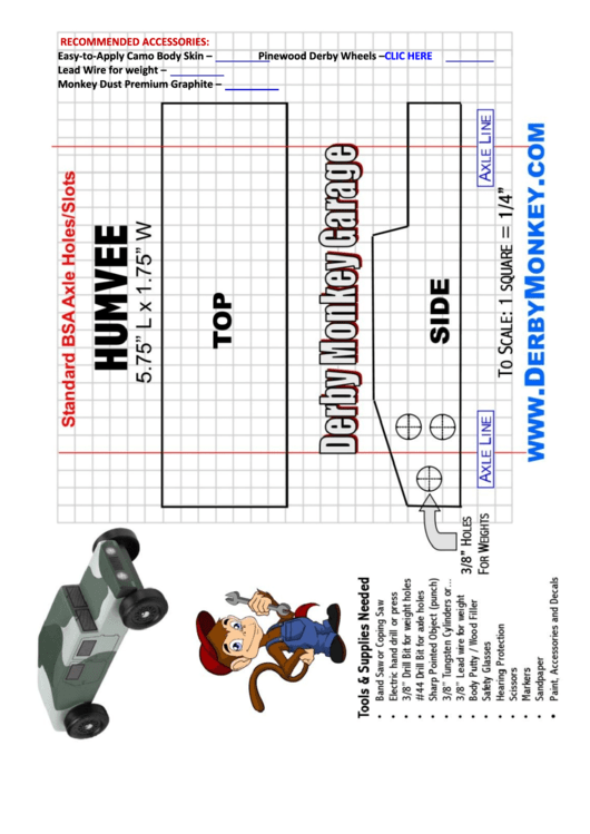 Pinewood Derby Car Templates Pdf