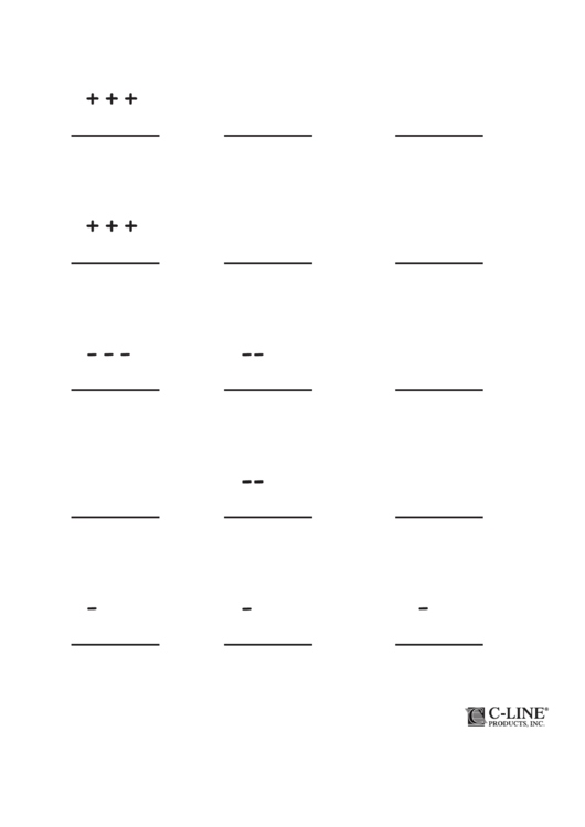 Math Practice Dry Erase Template printable pdf download