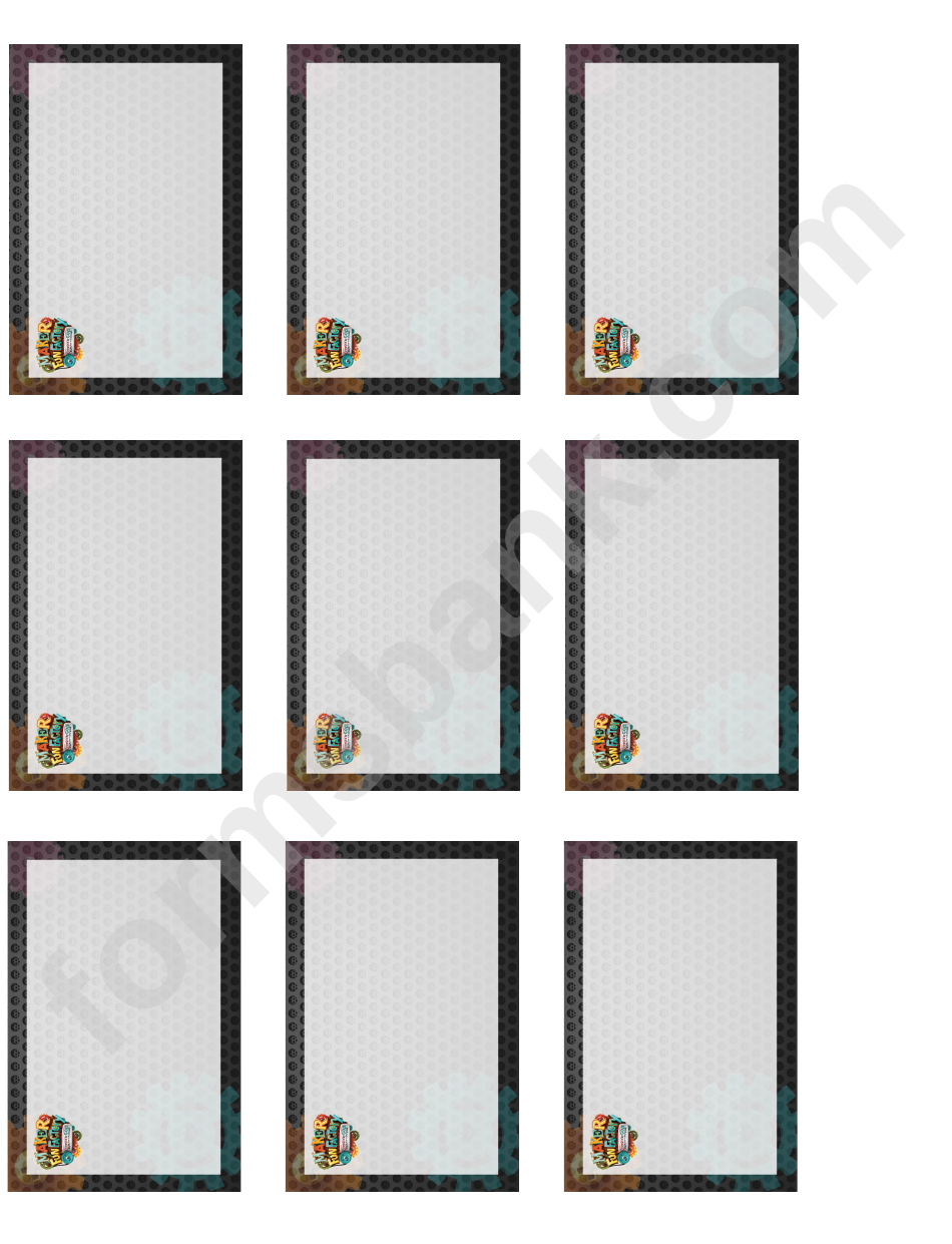 Rectangular Gray Name Tag Templates printable pdf download