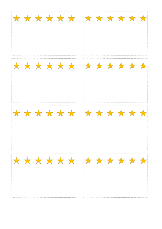 Stars Name Tag printable pdf download