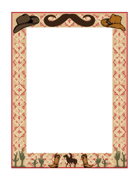 Western Border printable pdf download