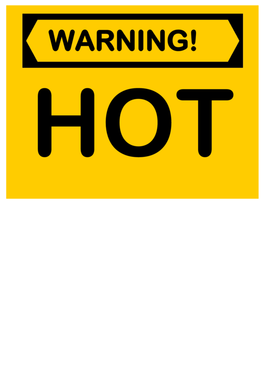 Warning Hot 2 printable pdf download