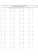 Comparing Fractions Worksheet With Answer Key printable pdf download