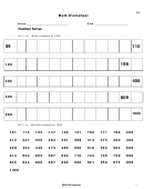 Math Worksheets (Various Topics) printable pdf download