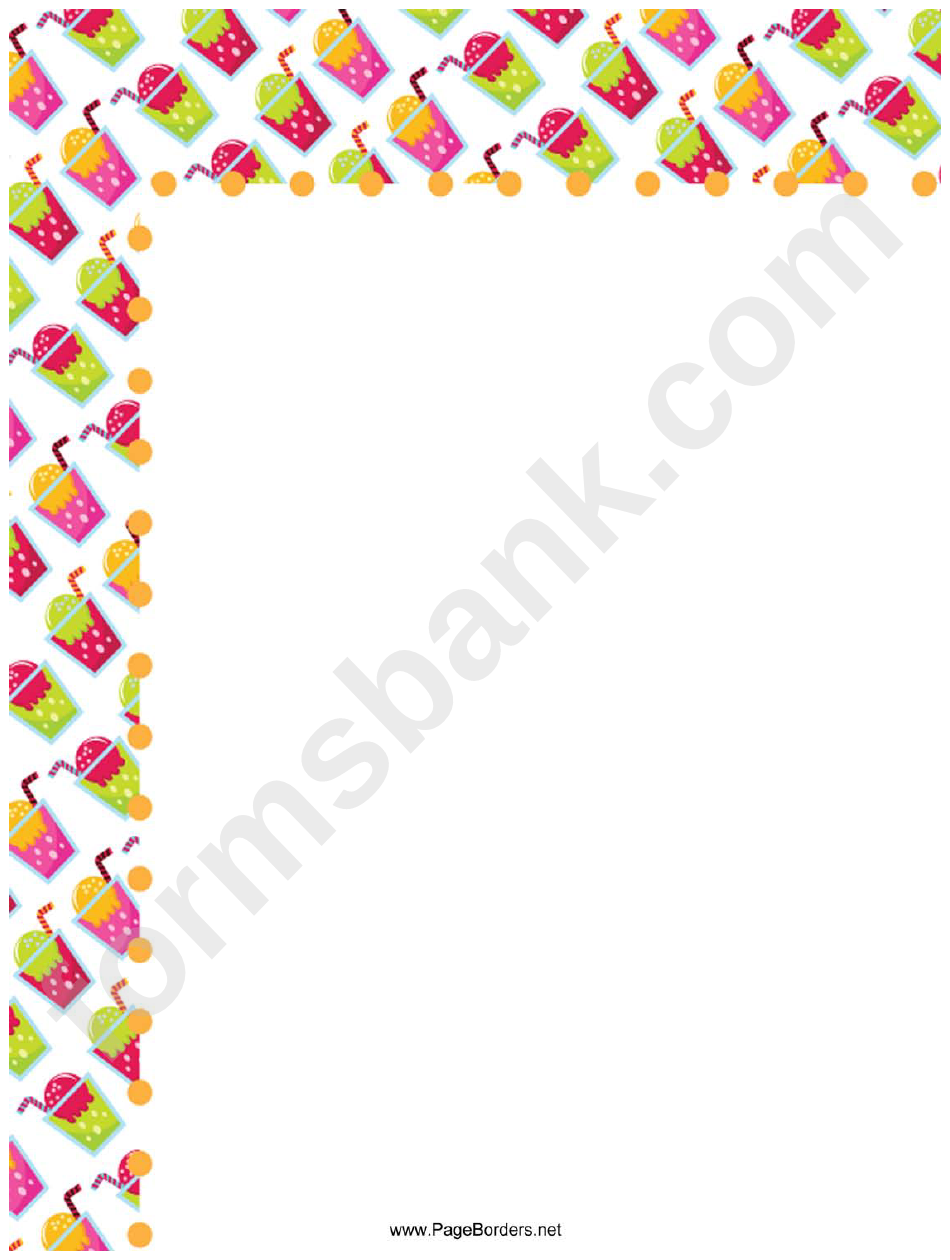 Fuzz Page Border Templates printable pdf download