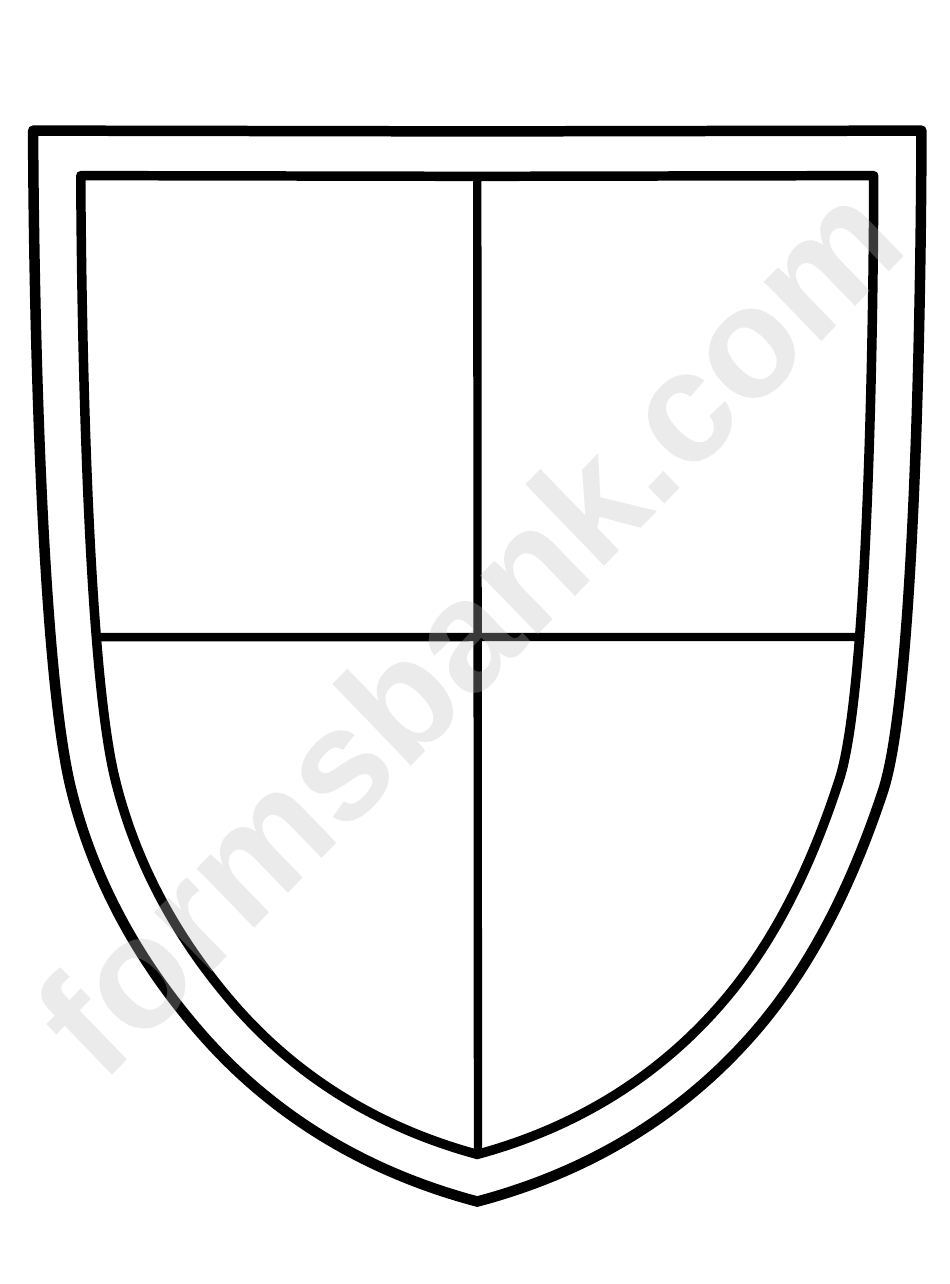Shield Template Printable Pdf Download