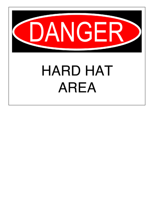 Danger Sign Template printable pdf download