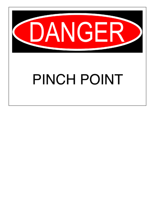 Danger Sign Template printable pdf download
