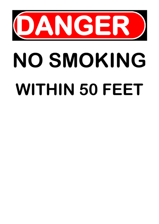 Danger Sign Template printable pdf download