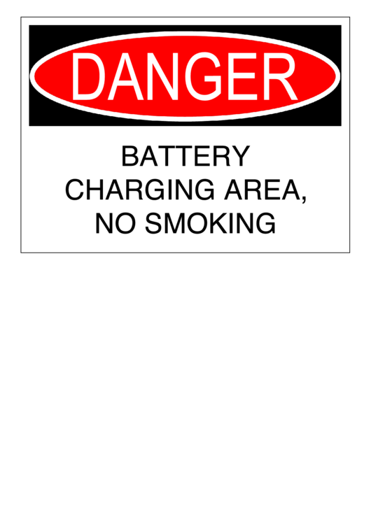 Danger Sign Template printable pdf download