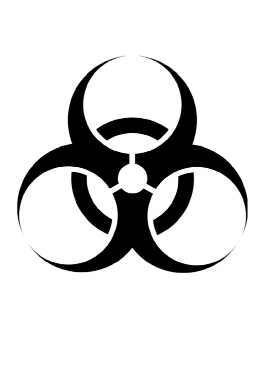 Biohazard Sign printable pdf download