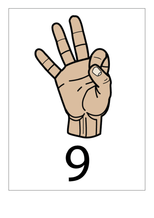 Number 9 Filled printable pdf download