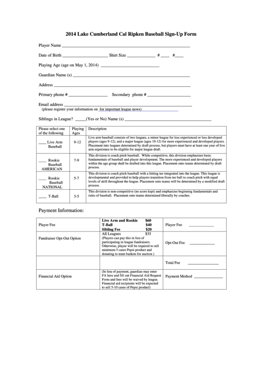 108 Sports Registration Form Templates free to download in PDF