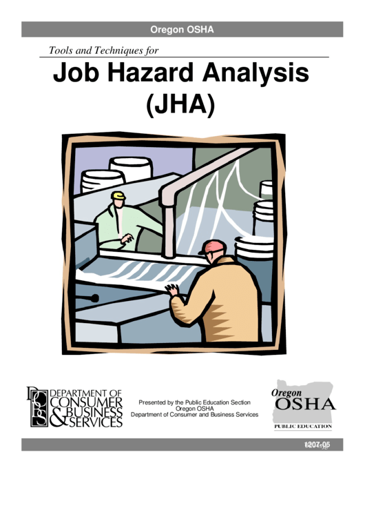 Job Hazard Analysis Printable Pdf Download