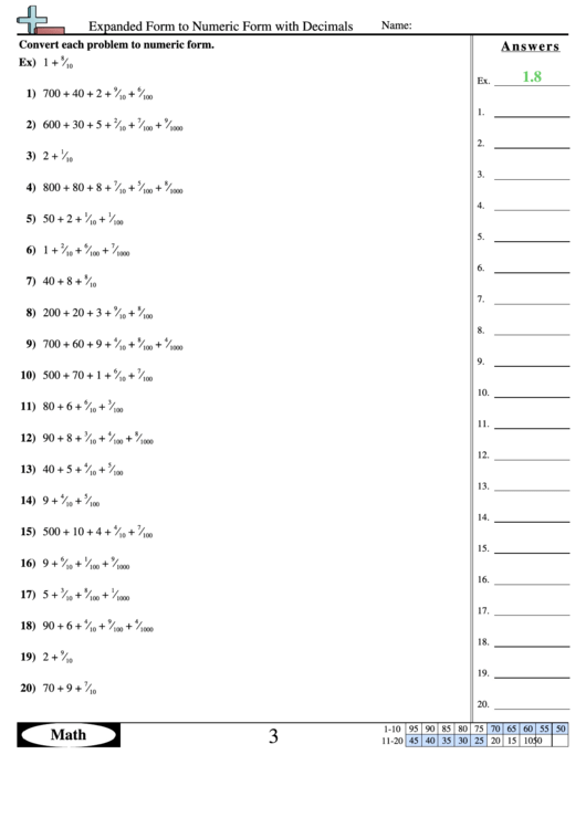 expanded-form-to-numeric-form-with-decimals-worksheet-with-answer-key