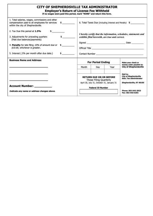 Withholding Form printable pdf download