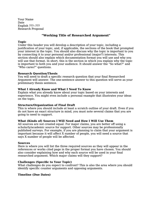 Working Title Of Researched Argument printable pdf download