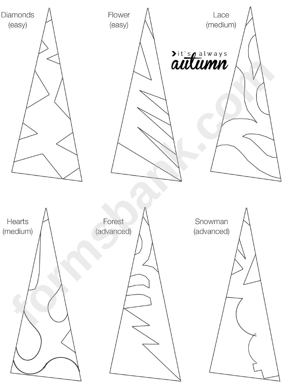 Snowflake Template Printable Pdf Download