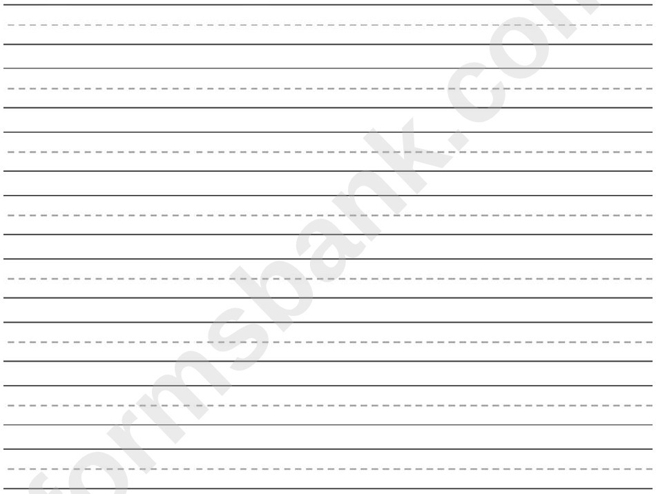 Lined Paper For Young Writers printable pdf download